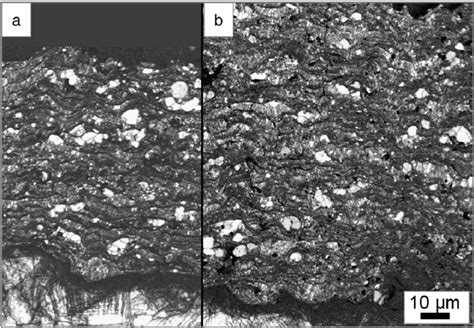 EBSD IQ Map Of Cross Section Of Samples Sprayed In Run A And Run B Download
