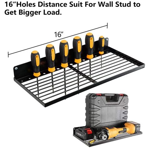 Органайзер за инструменти за стена черен Emag Bg