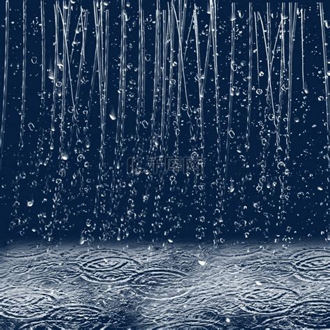 下雨雨滴雨点清新元素素材图片免费下载 千库网