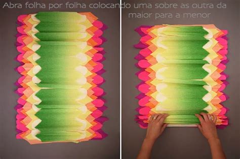 Diy Flor De Papel Crepom Snc