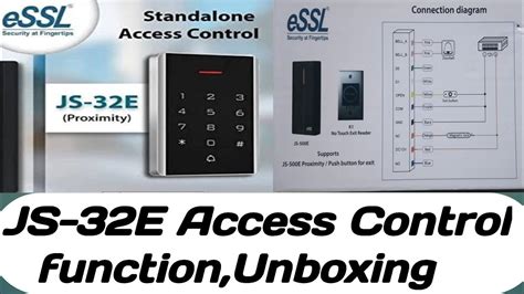 Essl Access Control Js 32e Unboxing Access Control Function And Explain Hindi And Urdu Youtube