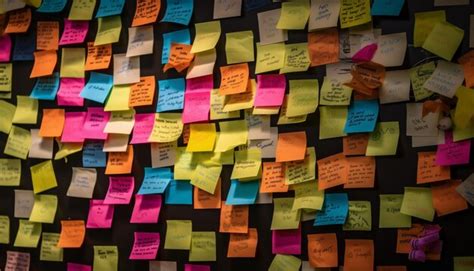 Premium Ai Image Reminder Use Multi Colored Adhesive Notes For