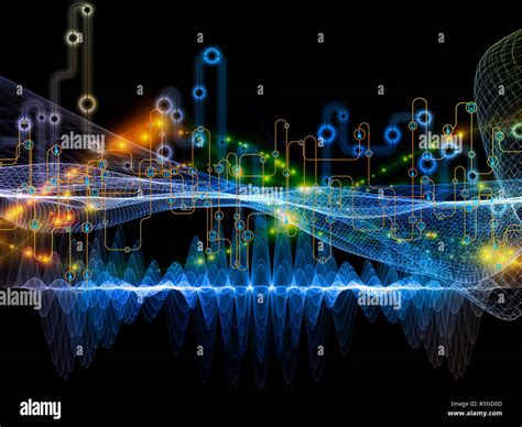 Elegance Of Data Transfers Stock Photo Alamy