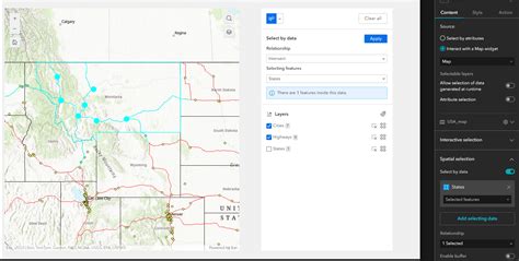 Web Experience Select By Location Intersect Esri Community