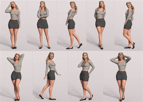 Z Standing Idle Pose Mega Set For Genesis 9 And 8 Female Daz 3d