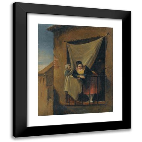 Leonardo Alenza Y Nieto 12x14 Black Modern Framed Museum Art Print