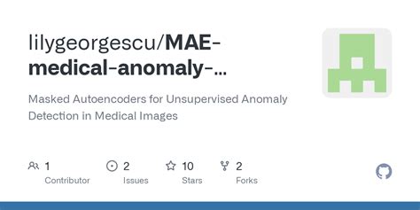 Github Lilygeorgescumae Medical Anomaly Detection Masked