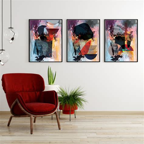 Transit Art Print Set Of 3 By Modern Prints Modern Prints