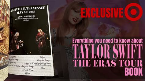 Get Your Hands On Taylor Swifts Exclusive Eras Tour Book At Target