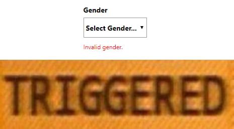 When You Select Gender As Your Gender But Select Gender Is A Invalid Gender WTF 9GAG 9GAG