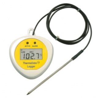 TDF Data Logger LCD Ext Fixed Temperature Probe PSE Priggen Sp 117 81
