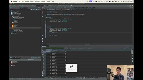 Generating Synthetic Data Using Duckdb Sql Coding Youtube