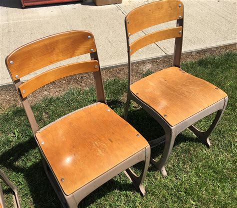 Vintage School Chairs