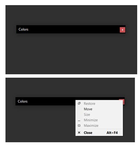 Color Picker Stuck As Minimized Window Troubleshooting Bug Reports