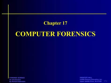PPT COMPUTER FORENSICS PowerPoint Presentation Free Download ID 3849448