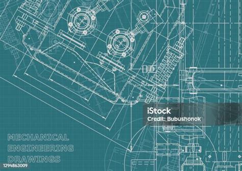 벡터 엔지니어링 그림입니다 컴퓨터 지원 설계 시스템 악기 만들기 도면 가리기에 대한 스톡 벡터 아트 및 기타 이미지 가리기 개발 건설 기계류 Istock