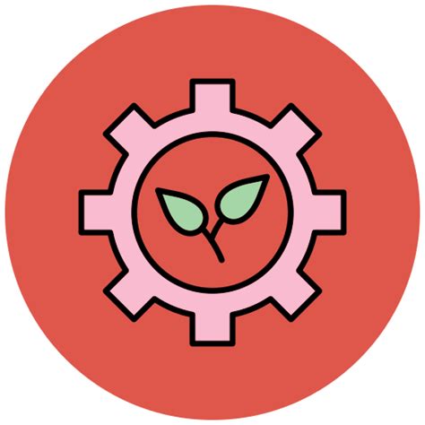 Gear Free Ecology And Environment Icons