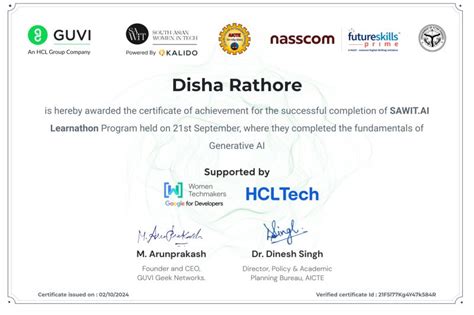 Disha Rathore On Linkedin Ai Machinelearning Guvi Sawitaichallenge