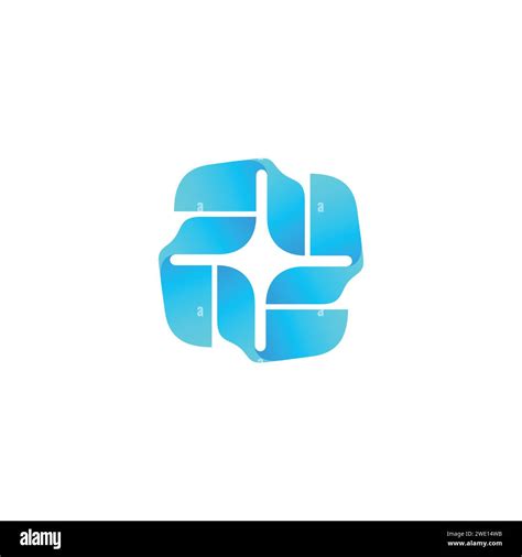 Abstract Cycle Logo Twisted Blue Vector Design Template Vector Abstract Cycle Logo Twisted Blue Vector Design Template Vector