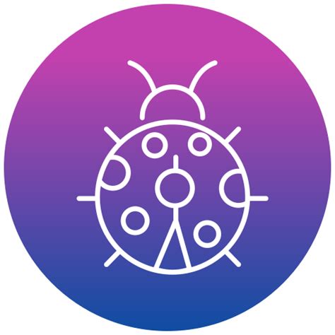 Ladybug Generic Gradient Fill Icon Ladybug Generic Gradient Fill Icon