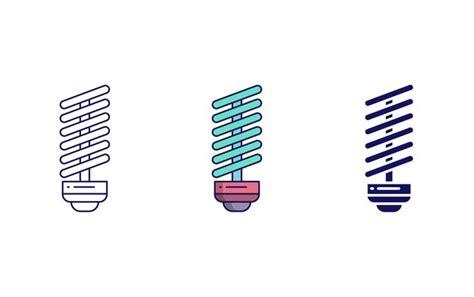 Premium Vector Neon Light Vector Icon