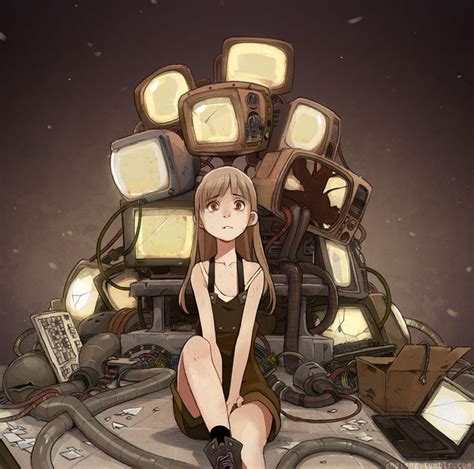 Monitor By Endling On DeviantArt Anime Art Character Design Animation Art