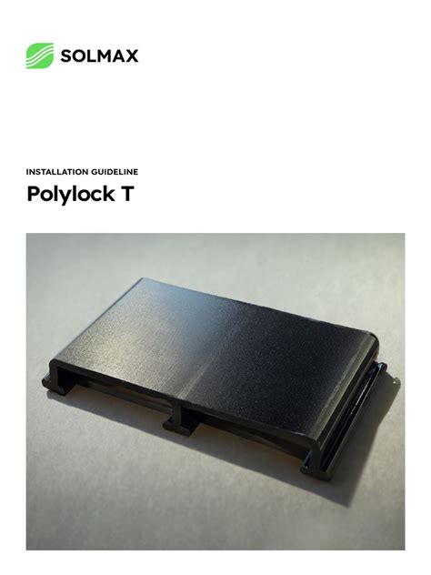 Installation Guideline Polylock T Emea En 1123 Pdf Welding