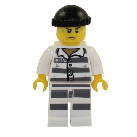 Lego Minifigure City Prisoner Prison Stripes Black Knit Cap Mint Sell Bbnovelties Com