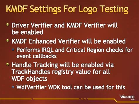 Packaging Logo And Deployment Of Windows Driver Frameworks
