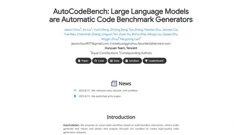 Autocodebench Tencent Hunyuans Open Source Benchmark Dataset For Evaluating Code Generation