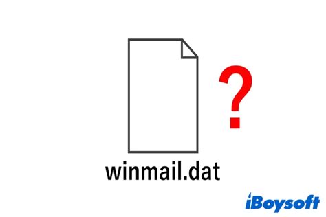 what is winmail dat and how to open it on mac