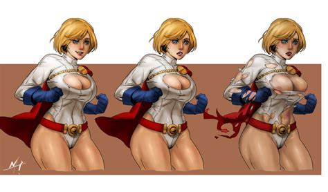 rule 34 1girls blonde hair blue eyes boob window dc dc comics kryptonian leotard power girl