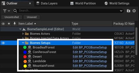 Procedural Content Generation Pcg Biome Core And Sample Plugins Reference Guide In Unreal