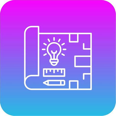 블루프린트 아이콘 프리미엄 벡터