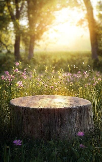 Ai产生的 树桩 有纹理的树皮 Pixabay上的免费图片