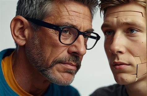 Premium Photo Fixing Together Dad Son Diy Projects