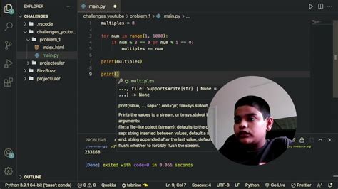 Solving ProjectEuler Problem 1 YouTube