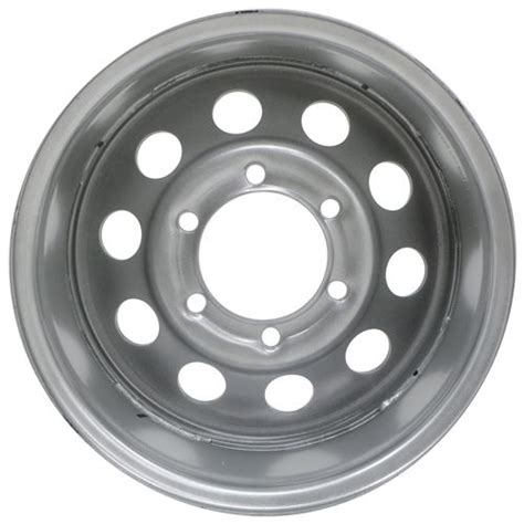 Lionshead Steel Modular Trailer Wheel 15 X 6 6 On 5 12 Silver