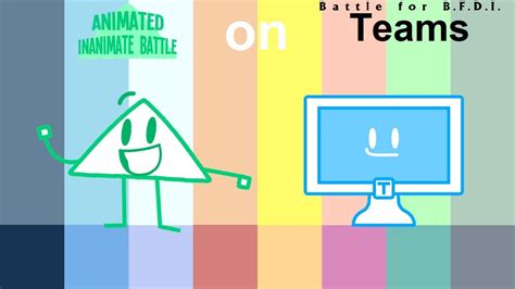 If Animated Inanimate Battle Characters Were On Bfb Teams Remastered With New Designs 65 Cast