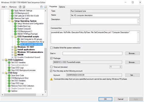 Powershell Osd Scripts To Addremove Computer From Ad Group And Set Ad Description Ccmexeccom
