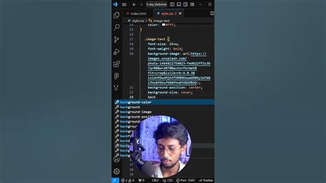 Css Effect How To Add A Background Image Inside Text 🤯 Css Youtubeshorts Shorts Youtube