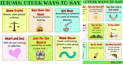 100 Useful Idiomatic Expressions From A Z With Examples • 7esl