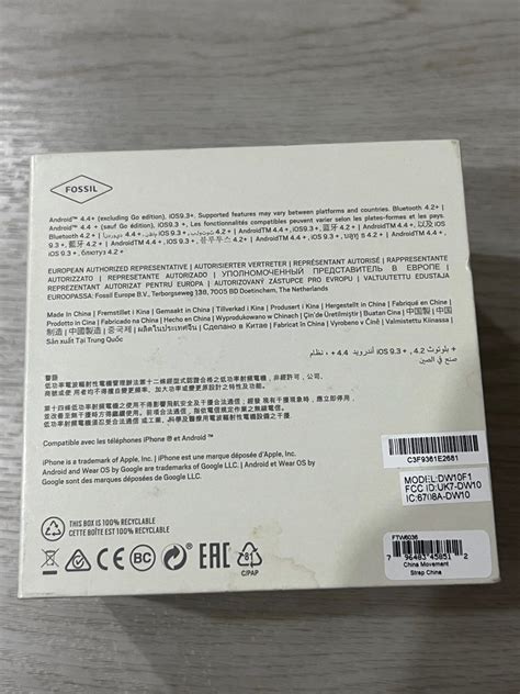 Fossil Smart Watch Gen 5 Model Dw10f1 Mobile Phones And Gadgets Wearables And Smart Watches On