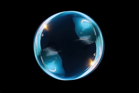 Blue Soap Bubble Astronomy Universe Free Photo Rawpixel