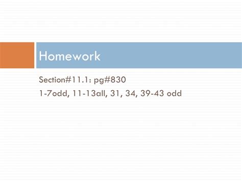 Ppt Section 11 1 Sequences And Summation Notation Powerpoint