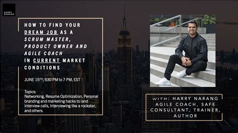 Harry Narang On Linkedin Jobsearch Agile Agiletransformation Scrum Scrummaster Productowner