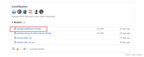 Springcloud学习笔记：sentinel的下载和启动springcloud Csdn专栏