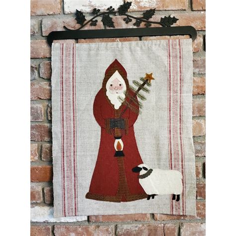 Sew Cherished ~ 1800 St Nick Wool Applique Pattern Hobby House Needleworks