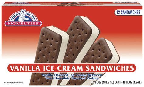 Polar Treats Vanilla Ice Cream Sandwich Reviews 2021