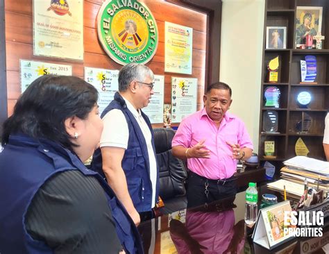 Mayor Edgar C Lignes Had His Courtesy Call With Doh Undersecretary Dr